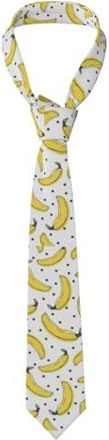 Generic Cravate DAffaires Banane Jaune Sur Fond Blanc Tendance Cravates &Eacute;l&eacute;gant Cravate Pour Hommes Pour &Eacute;v&eacute;nements Affaires Mariage