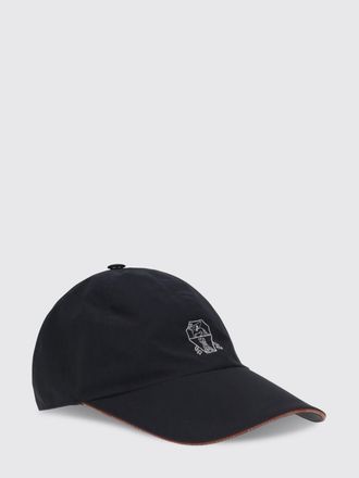 Brunello Cucinelli Chapeau Homme couleur Bleu