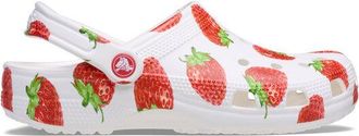 Crocs Pantoletten Classic Fresh Fruits Clog 211008 Weiß