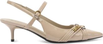 Pinko Pinko, Femme, Chaussures, Rose, Taille: 38 EU Sandales en cuir verni