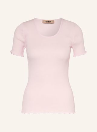 Mos Mosh Mos Mosh T-Shirt Mmelaine Mit Seide rosa