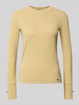 Marc Cain Regular Fit Longsleeve mit Rundhalsausschnitt