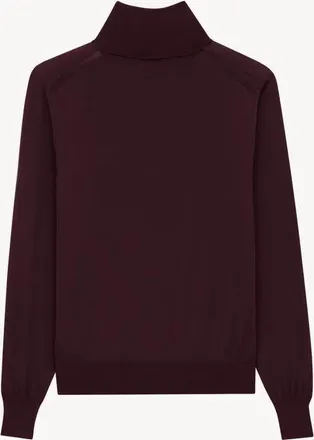Saint Laurent Turtleneck Sweater - Burgundy