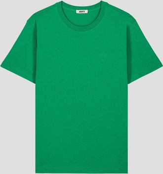 Jott T-shirt &agrave; col rond homme en coton Vert tropical Pedro - Taille XL