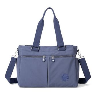 Generic Sacs fourre-tout imperm&eacute;ables en nylon pour femme avec sangle r&eacute;glable, grande capacit&eacute;, sacs &agrave; bandouli&egrave;re pour luniversit&eacute;, l&eacute;cole, le travail, les 