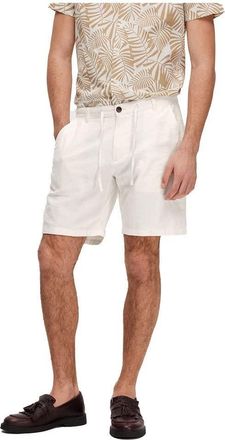 Selected Herren Slhregular-brody Linen Shorts Noos, Cloud Dancer, XXL