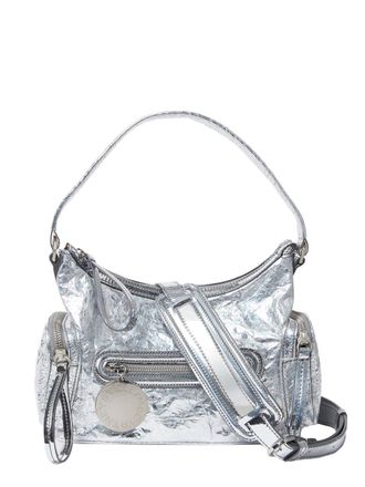 Stella McCartney Womens Dartmoor Shoulder Bag Silver F: Polyamide