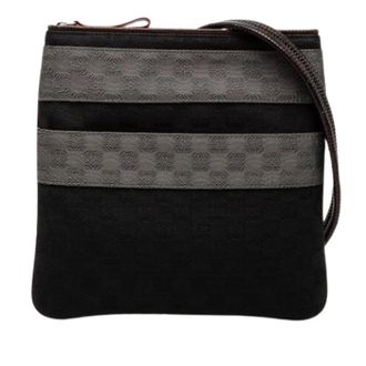 Loewe Sac bandouli&egrave;re en toile Pre-owned - Femme - Pre-owned - Noir - Taille: ONE Size