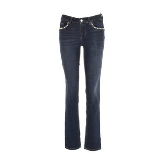 Liu Jo Femme, Jeans, Bleu, Taille: W30 Jean Slim avec Pierres