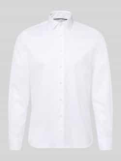 Jake*s Slim Fit Businesshemd aus Baumwoll-Mix