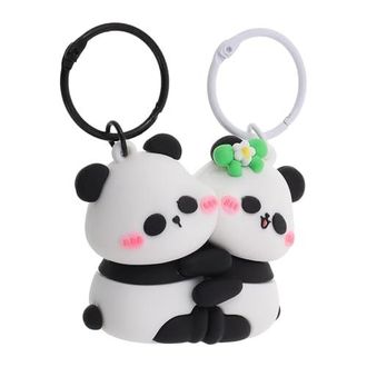 UPKOCH Porte-cl&eacute;s Voiture Magn&eacute;tique 1 Paire Panda Mignons Verts, Breloques D&eacute;coratives pour Paquet &agrave; Dos et Portefeuilles, Accessoires pour Hommes et Femmes