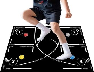 Generic Dribble Basketballmatte | Trainingsmaterial f&uuml;r Ballsport | Trainingsmatte f&uuml;r Basketballschritte, f&uuml;r Erwachsene Spieler, Schulteams, Trainer, Fitnes