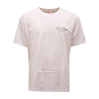MC2 Saint Barth T-shirt Portland La Plage - Homme - Tops - Blanc - Taille: L