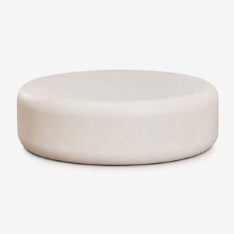 Sklum Runder Gartentisch &Oslash;100 cm aus Beton Fonelas