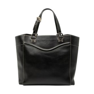 Gucci Sac cabas en cuir pr&eacute;-poss&eacute;d&eacute; - Femme - Pre-owned - Noir - Taille: ONE Size