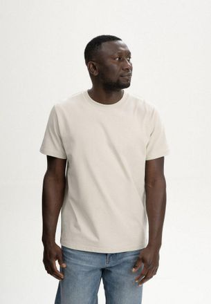 Mela Kurzarmshirt T-Shirt schwer Style PRAVIN Fein gerippter Kragen