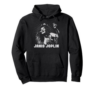 F4NT4STIC Janis Joplin Rock Music Soul Blues Spiritual Mono Pullover Hoodie