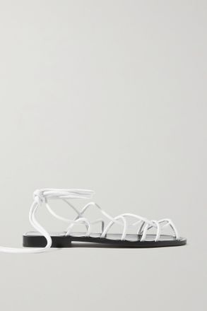 Khaite Lyon Sandalen Aus Leder - Weiß