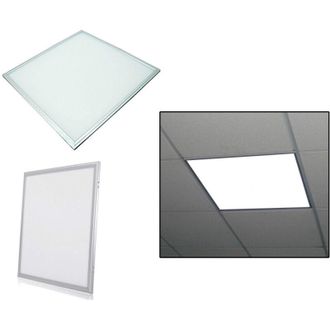 Trade Shop Panneau Lumineux Led Lampe 60x60 Cm 36w Plafonnier Encastr&eacute; Lumi&egrave;re Naturelle