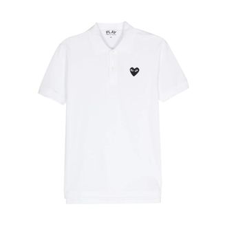 Comme Des Gar&ccedil;ons Piqu&eacute;-Gewebe Polo T-Shirt - - Tops - Herren - Wei&szlig; - 2XL