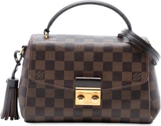 Louis Vuitton Hobo Bags - Damier Ebene Croisette - Gr. unisize - in Braun - f&uuml;r Damen