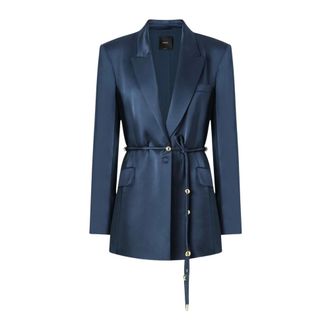 Pinko Carillon Giacca Blazer - - Jackets - Damen - Blau - M