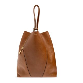 Chlo&eacute; Spin Large Shopper Bag - - Bags - Damen - Braun - ONE SIZE