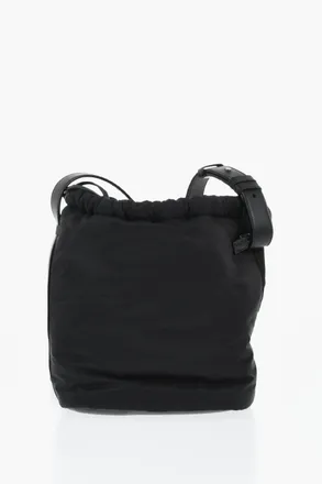 Saint Laurent Nylon Bucket Bag with Embossed Logo and Coin Pouch Saint Laurent