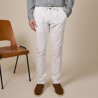 Bexley Kasey - Pantalon homme ecru