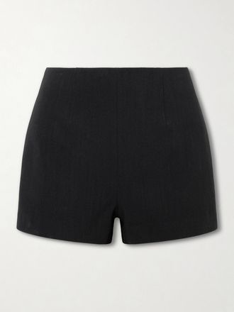 Veronica de Piante Short En Cr&ecirc;pe Luisa - Noir