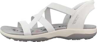 Skechers Femme, Chaussures, Blanc, Taille: 39 EU Flat Sandales