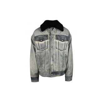 Balmain Denim Jacket - - Jackets - Herren - Blau - M