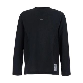 SATISFY FuzzFleece Octa Long Tee - - Sport - Herren - Schwarzk - S