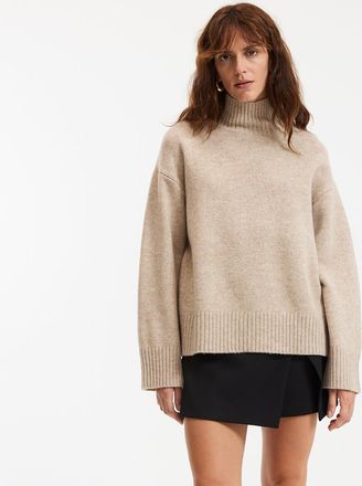 La Redoute Collections Pull Col Montant En Laine Grosse Maille