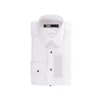 Karl Lagerfeld Easy-Care-Hemd - - Shirts - Herren - Wei&szlig; - 3XL