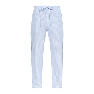 Dolce & Gabbana Homme, Pantalons, Bleu, Taille: M Pantalon Popeline Ray&eacute;