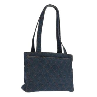 Chanel Pre-owned Canvas chanel-taschen - - Pre-owned - Damen - Blau - ONE SIZE