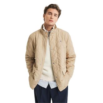 GANT Jacke f&uuml;r Herren, Midi-L&auml;nge, Gesteppt (Khaki)