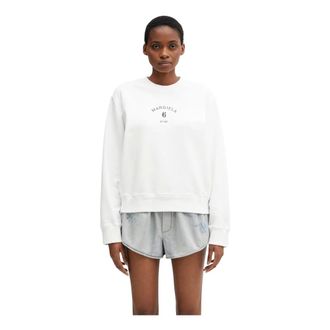 Maison Margiela Damen, Sweatshirts & Hoodies, Wei&szlig;, SGr&ouml;&szlig;e