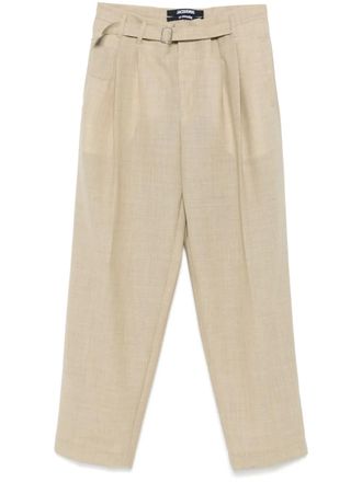 Jacquemus pantalon Le Pantalon Canvas - Tons neutres