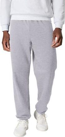 Hanes Fleece Sweatpants, EcoSmart Athletic Lounge Pants for Men, 32 (1 Or 2 Pack) Pantalons, Acier l&eacute;ger, 34-37 Homme