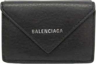 Balenciaga unisex, Pre-owned, Noir, Taille: ONE Size Portefeuille en cuir Pre-owned