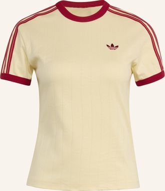 adidas Originals Adidas Originals T-Shirt, Schmal Geschnitten, Nadelstreifen gelb