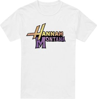 Disney Unisex Camp Rock Hannah Montana Logo Ladies, White T-Shirt, wei&szlig;, M