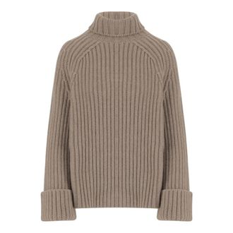 Malo Rippstrick-Kaschmirpullover - - Knitwear - Damen - Beige - XS