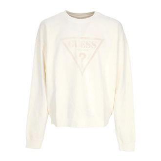 Guess Vintage Triangle Crewneck Sweatshirt - - Sweatshirts & Hoodies - Herren - Beige - S