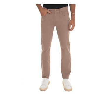 Jeckerson Homme, Pantalons, Beige, Taille: W31 Pantalon Slim Fit 5 Poches