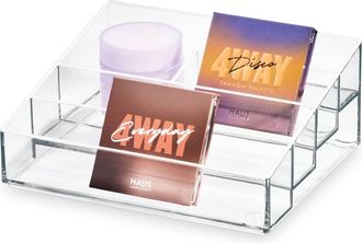 InterDesign iDesign Nagellack Organizer, Beauty Organizer mit 5 Fächern aus der Signature Series by Sarah Tanno, Nagellack Aufbewahrung aus Kunststoff für Nagella