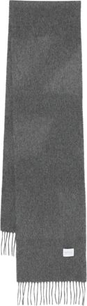 Sunspel écharpe frangée en cachemire - Gris