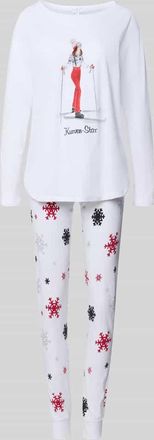 Louis & Louisa Pyjama aus reiner Baumwolle Modell Winterzauber